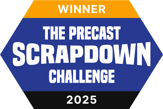 The Champions of the First Ever Precast ScrapDown Challenge